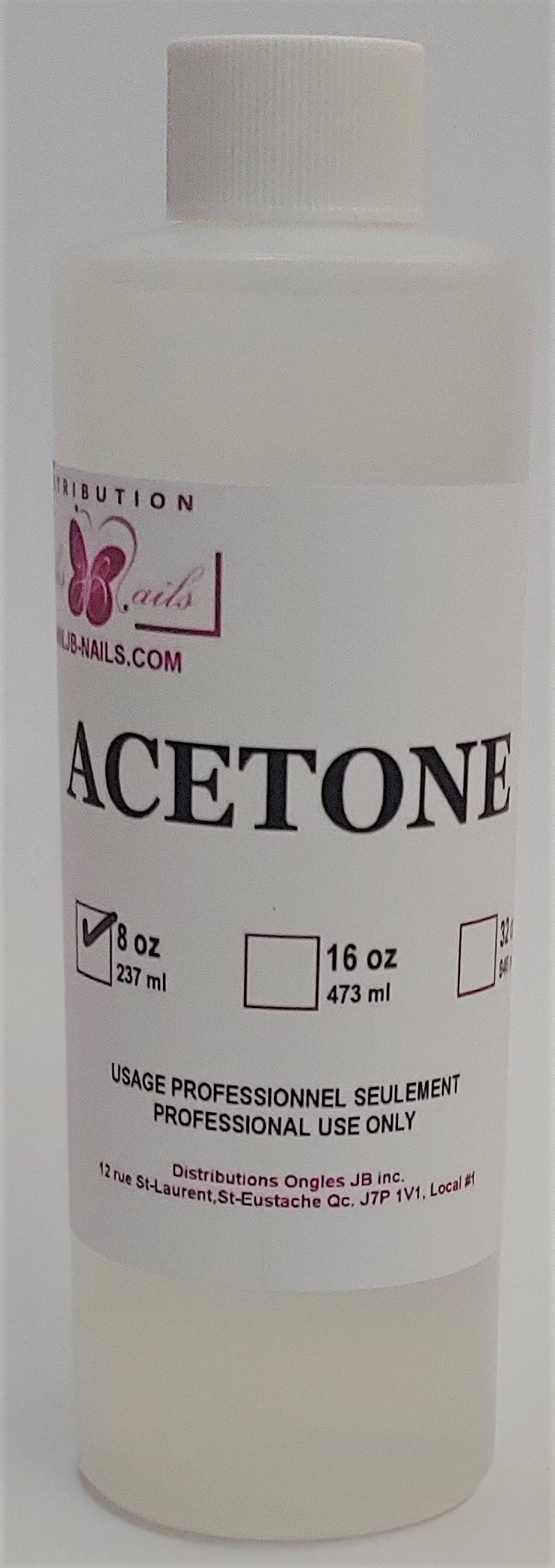 Dissolvant (Acétone et autres)